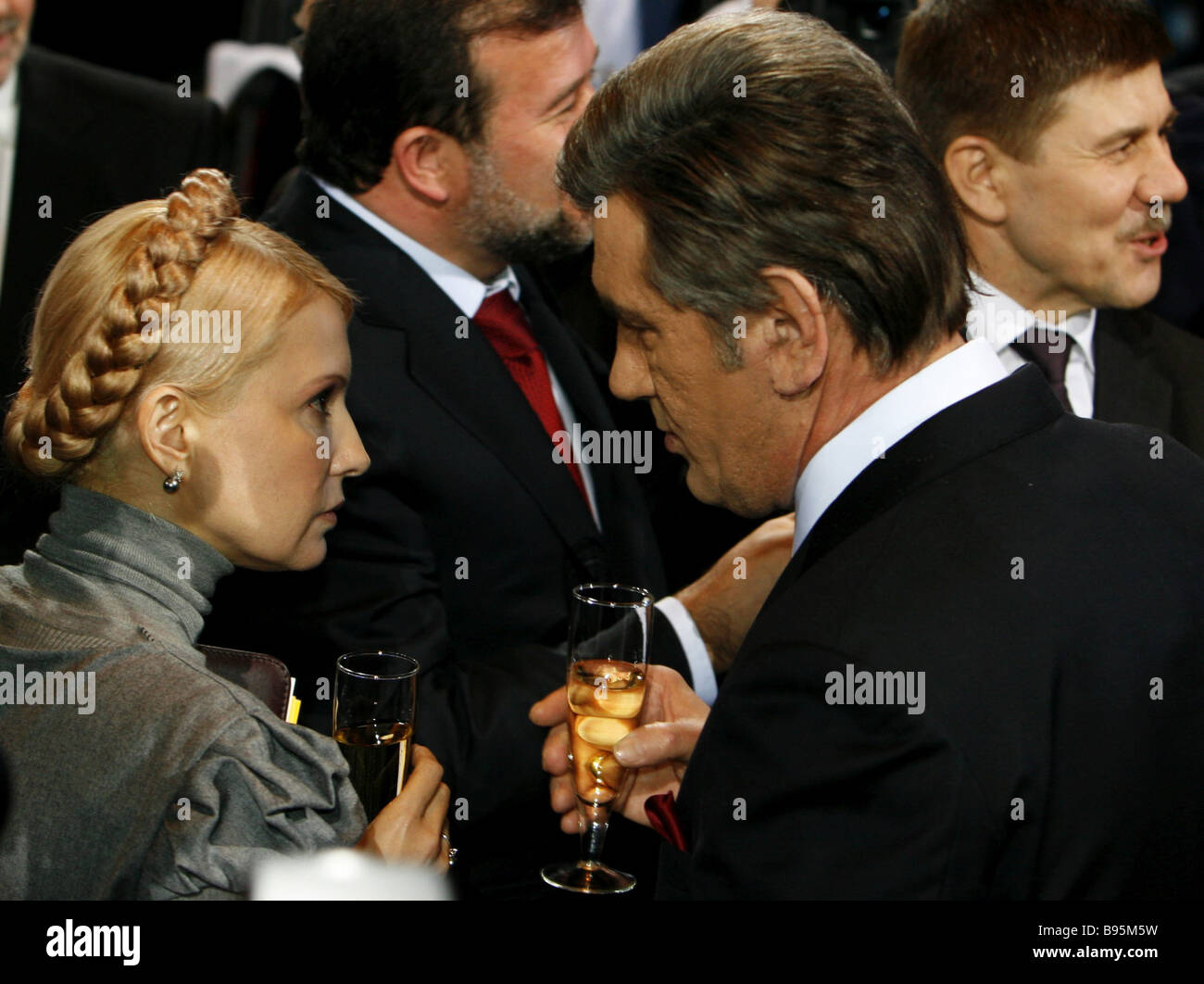 Ukrainian Prime Minister Yulia Tymoshenko and President Viktor ...