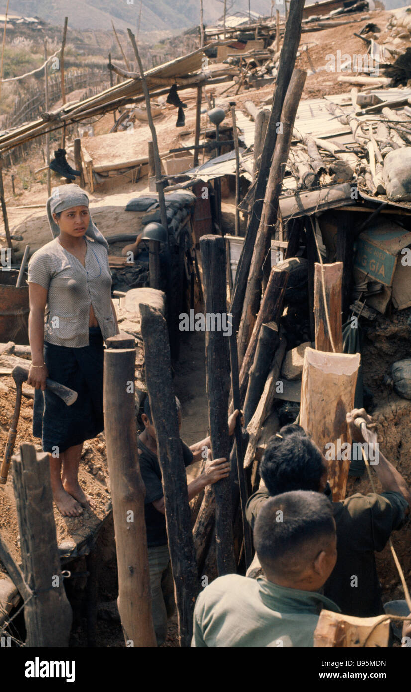 Vietnam War Central Highlands Dak Pek United States and Montagnard ...