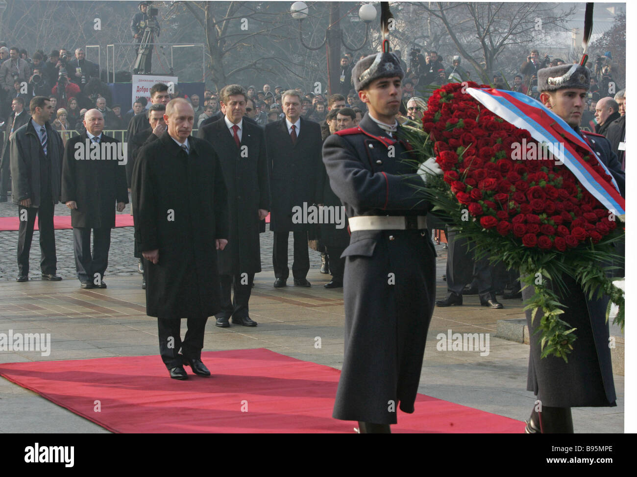 January 18 2008 Russian President Vladimir Putin and Bulgarian ...
