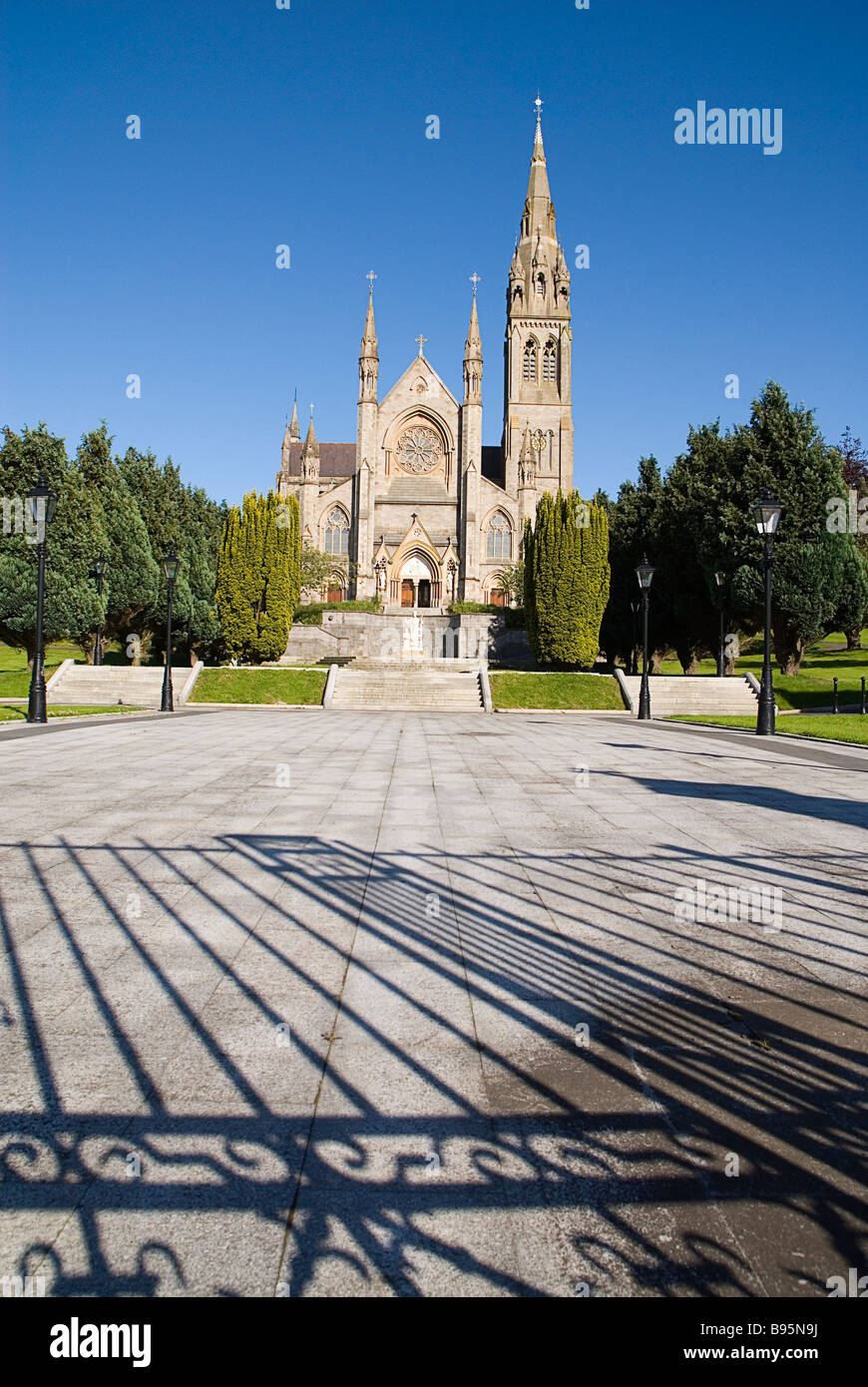 Ireland, County Monaghan, Monaghan Town, St Macartans Cathedral with ...