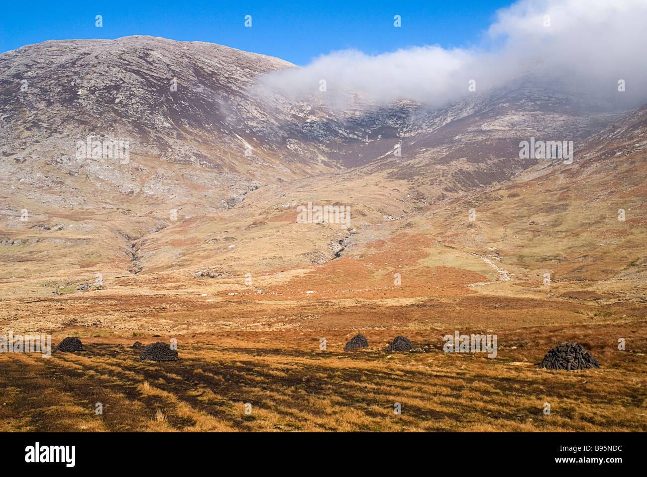 Turf stacks with mountains hi-res stock photography and images - Alamy