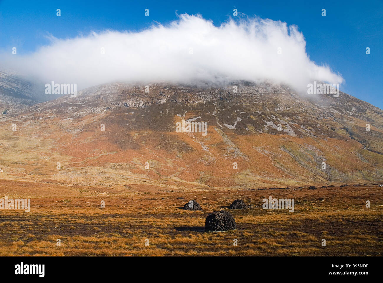 Turf stacks with mountains hi-res stock photography and images - Alamy