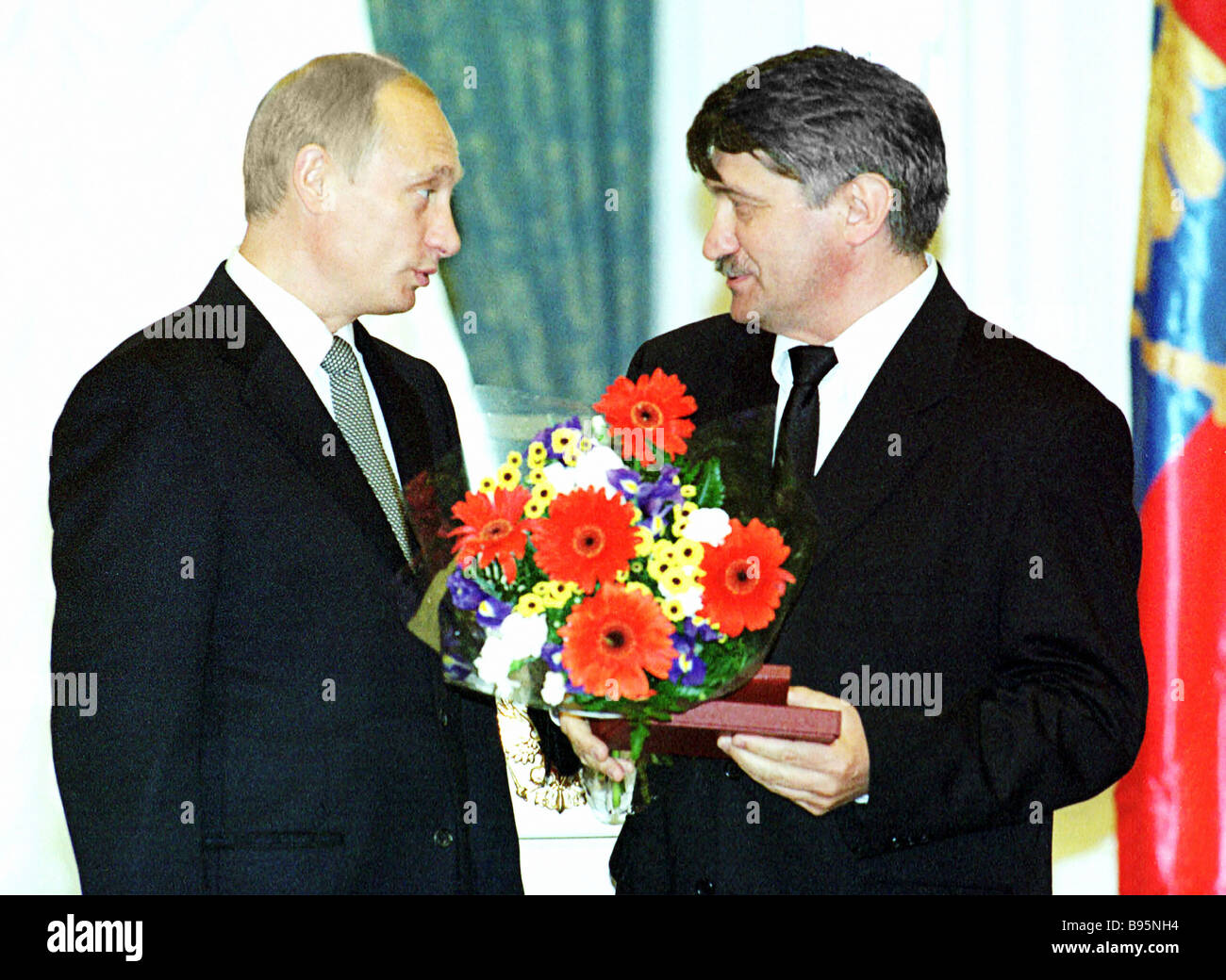 President Vladimir Putin awards the 2001 State Prize for Literature and ...