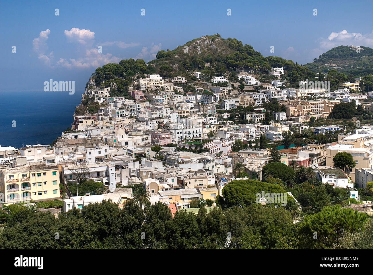 Elevated view capri italian island hi-res stock photography and images ...