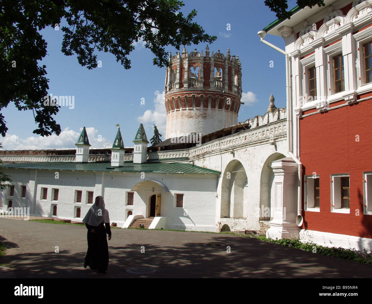 A nun in Novodevichi Convent Stock Photo - Alamy