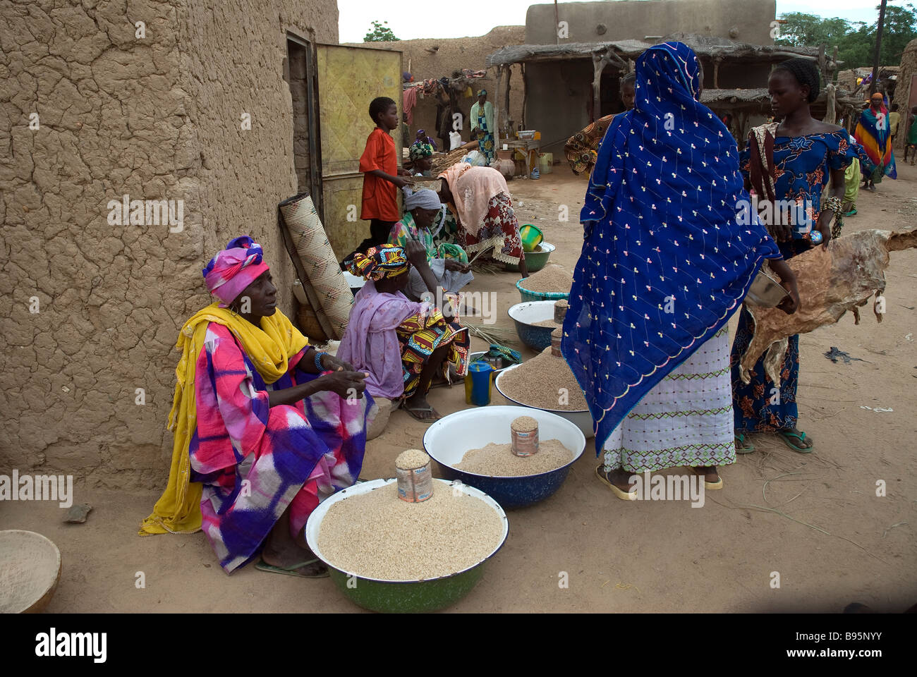 Niger, Boubon, Wednesday 's market, 40 km to the West of Niamey on the ...