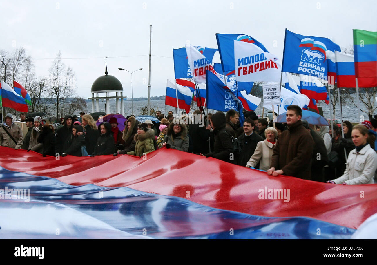 Public action in support of President Vladimir Putin s policy was held ...