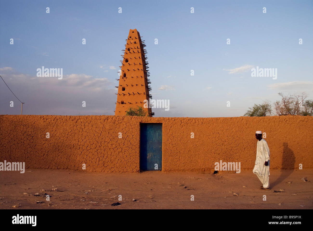 Niger, Agadez, the desert 's door, the Great Mosque, La Grande mosquee ...