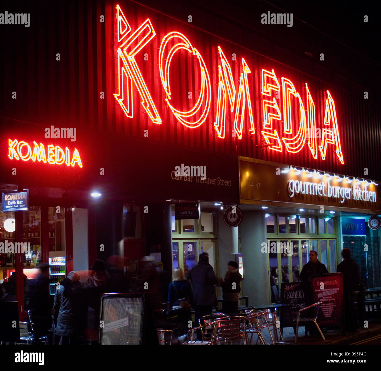 Stand up comedy club exterior sign hi-res stock photography and images ...