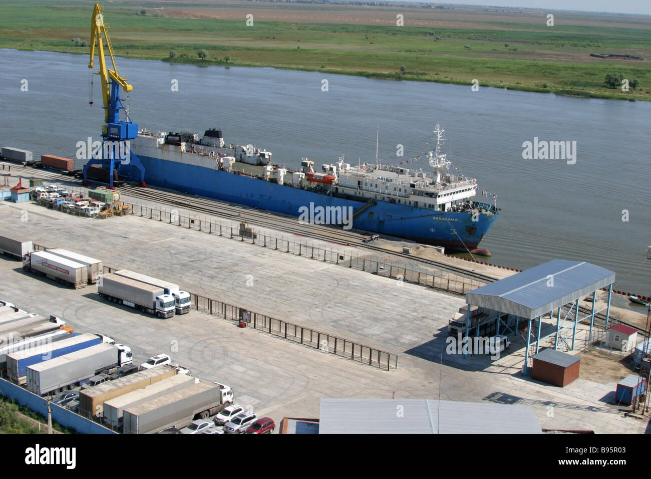 The container terminal of the port of Olya Astrakhan Region is the ...