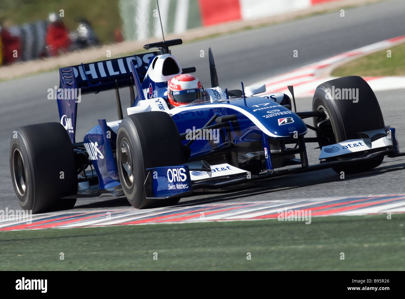 Kazuki Nakajima JPN in the Williams FW31 racecar during Formula 1 ...