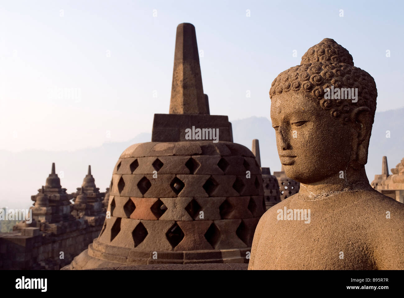 Indonesia, Java, Borobudur Buddhist Temple (Mandala) classified as ...