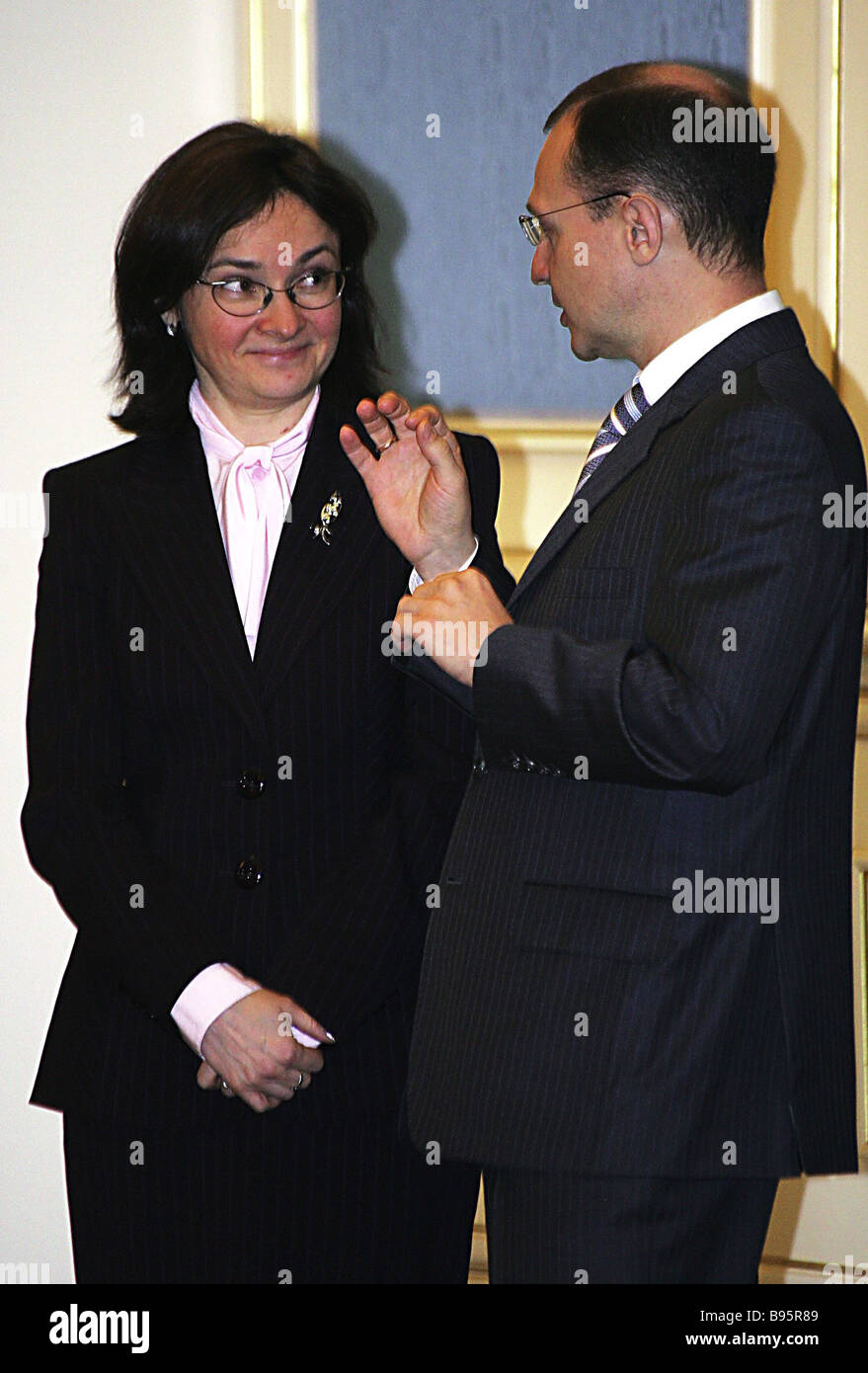 Russia s Minister for Economic Development and Trade Elvira Nabiullina ...
