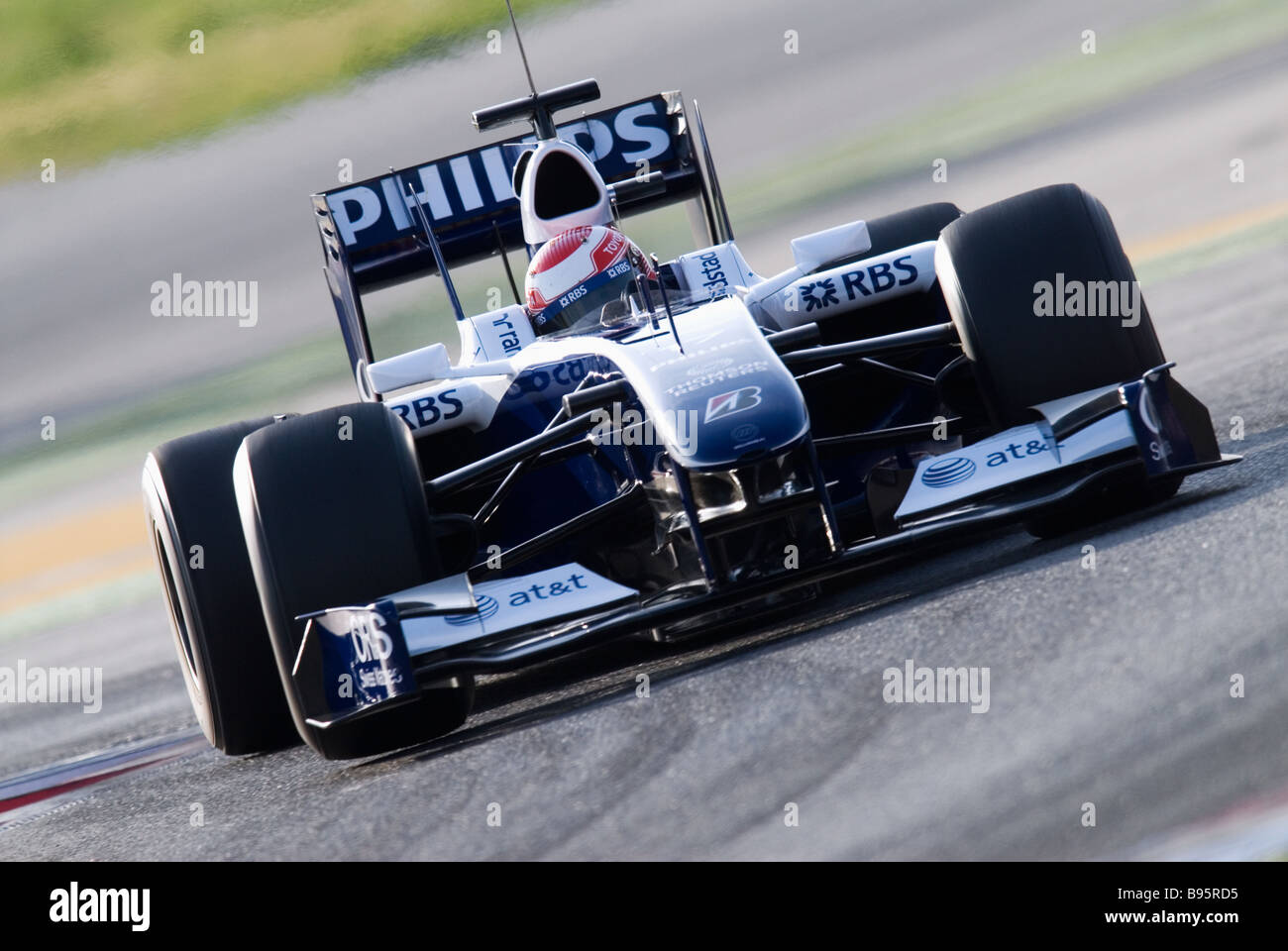 Kazuki Nakajima JPN in the Williams FW31 racecar during Formula 1 ...