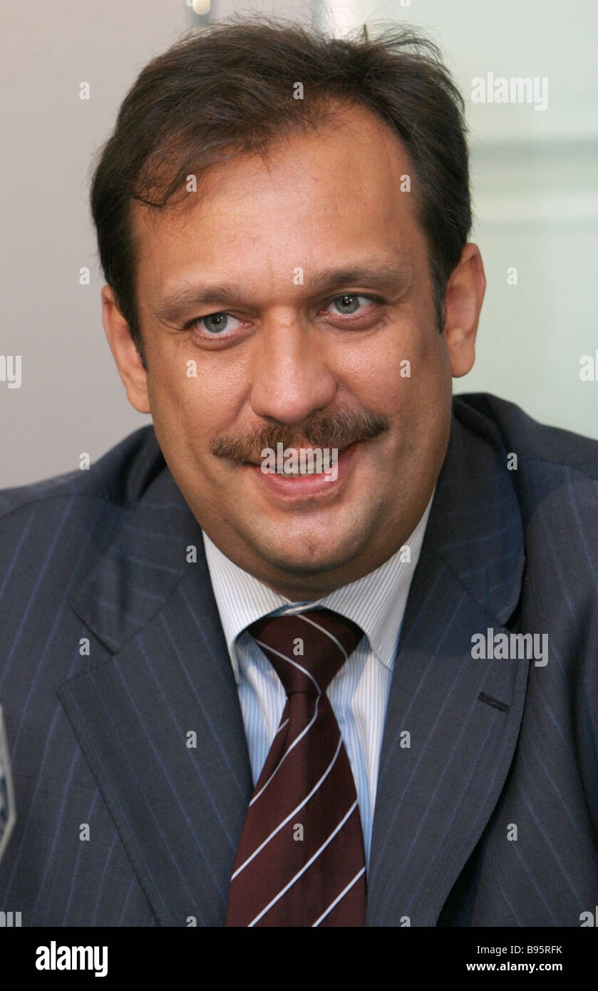 Dmitry Akulinin First Vice President of Bank of Moscow Stock Photo - Alamy