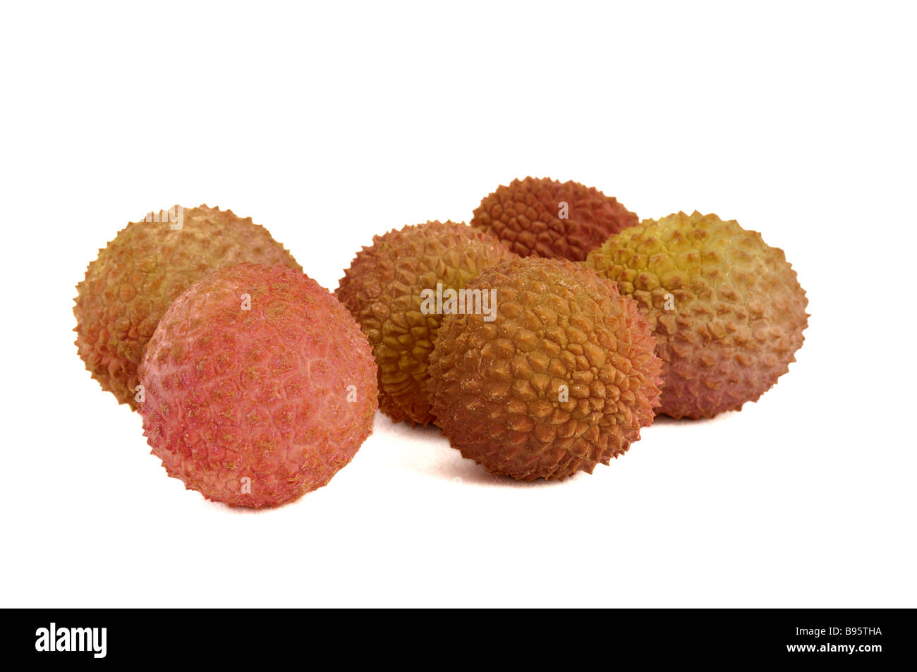 Group of ripe litchi fruits Stock Photo - Alamy