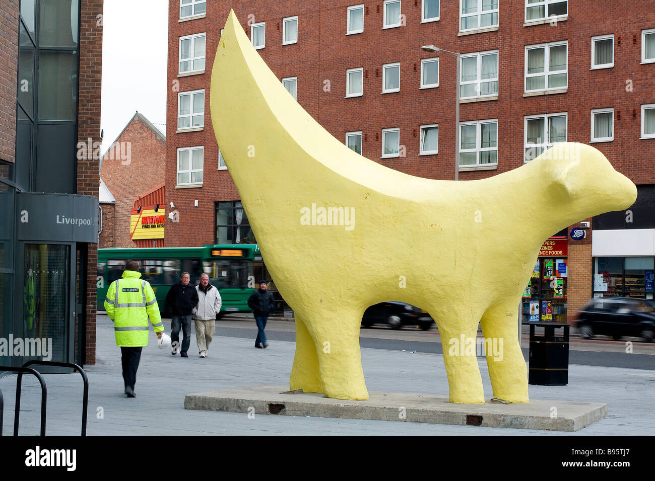 United Kingdom, Liverpool, Tithebarn Street, The Super Lamb Banana ...