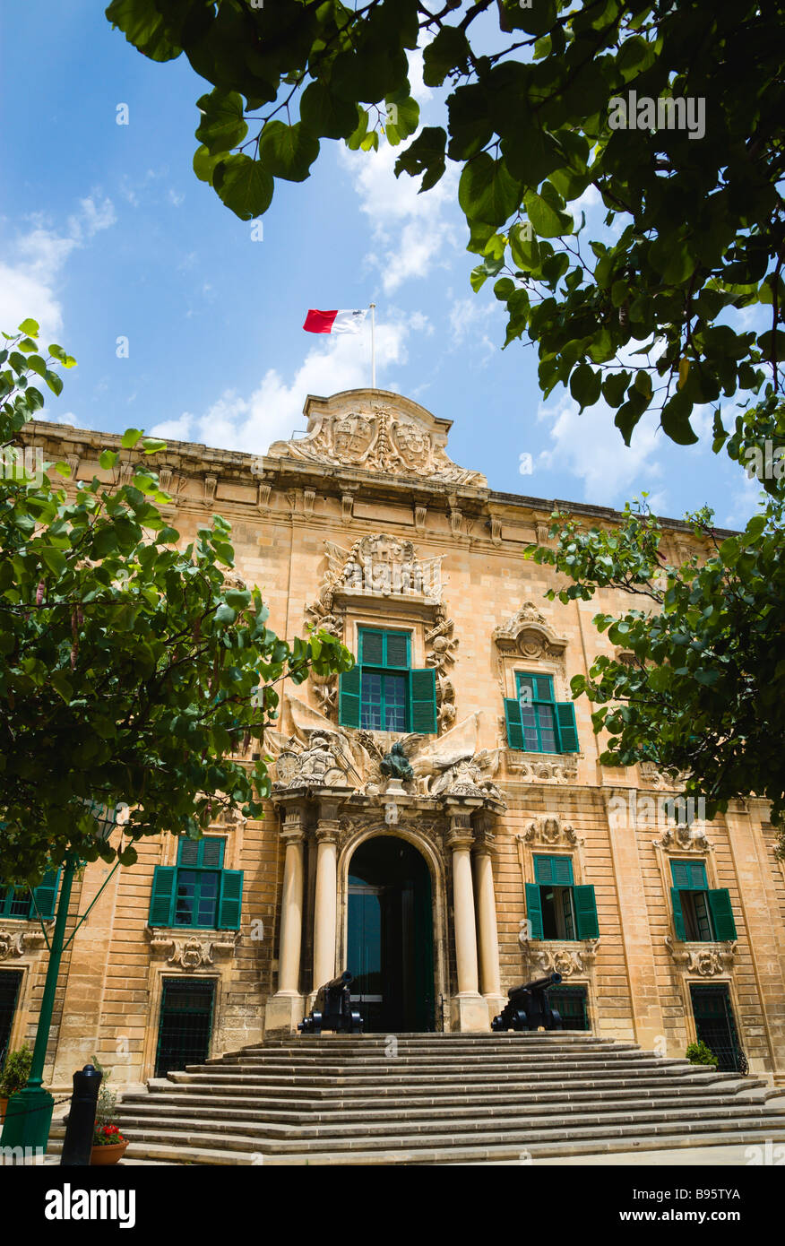MALTA Valletta Auberge de Castille home of knights of Langue of ...