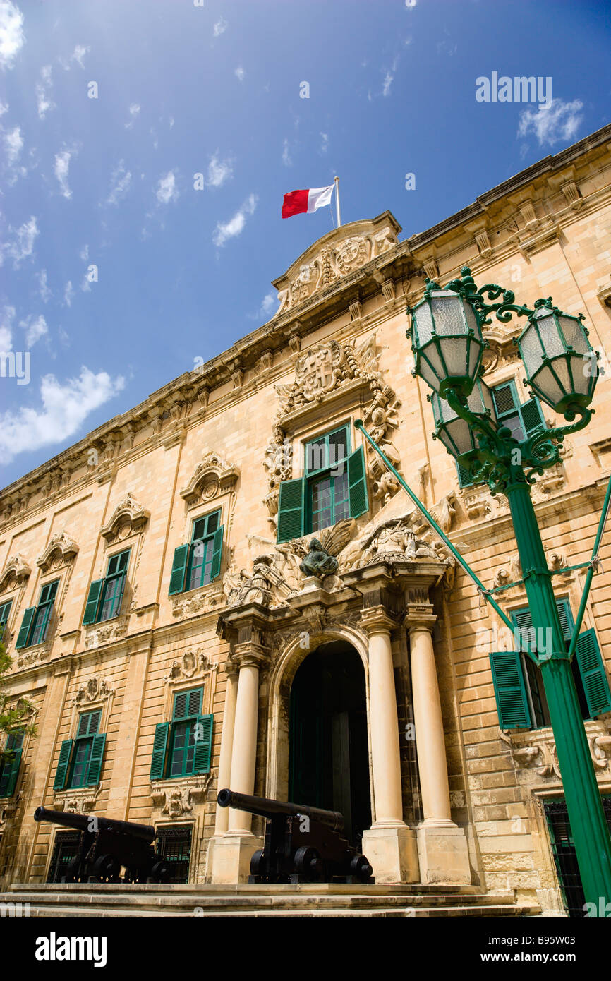 MALTA Valletta Auberge de Castille home of knights of Langue of ...