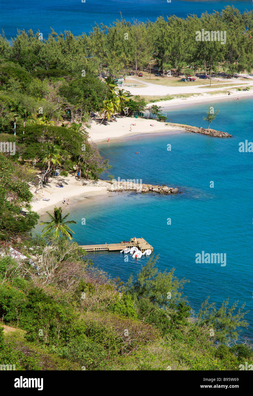 WEST INDIES Caribbean St Lucia Gros Islet Rodney Bay Pigeon Island ...