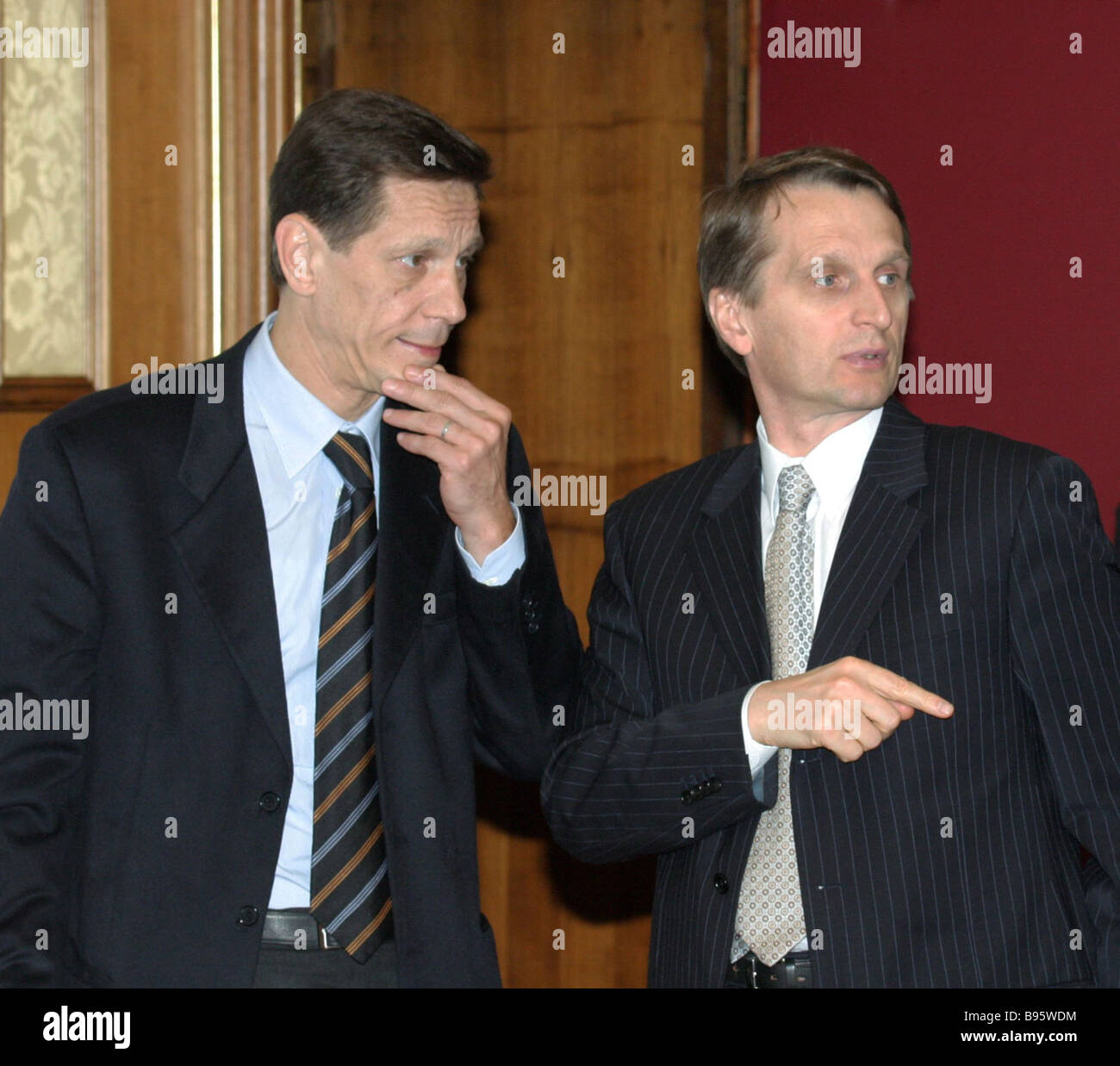 Alexander Zhukov Russia s Deputy Prime Minister and Sergei Naryshkin ...