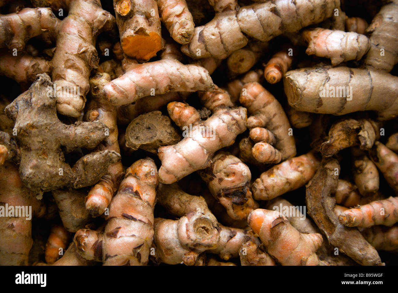 WEST INDIES Caribbean St Lucia Castries Market spice stall with ...