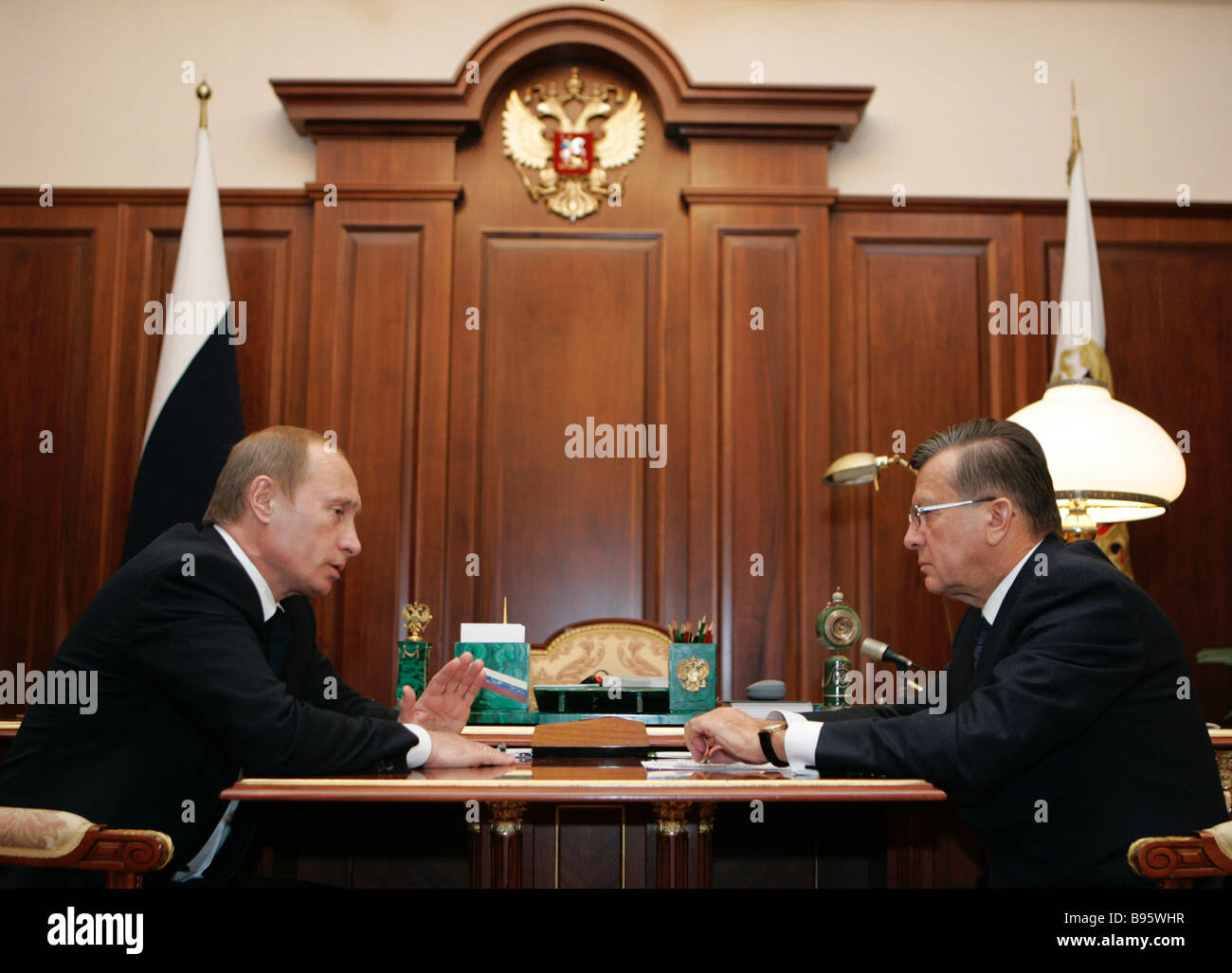 From left to right Russia s president Vladimir Putin and Prime Minister ...