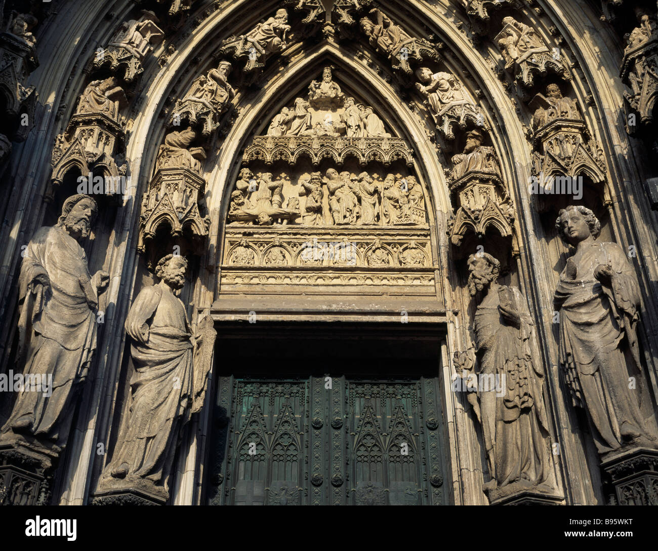 Cologne cathedral doorway hi-res stock photography and images - Alamy