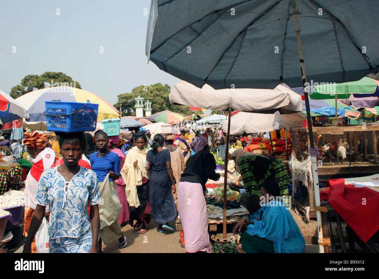 GAMBIA Western Gambia Serekunda Stock Photo - Alamy