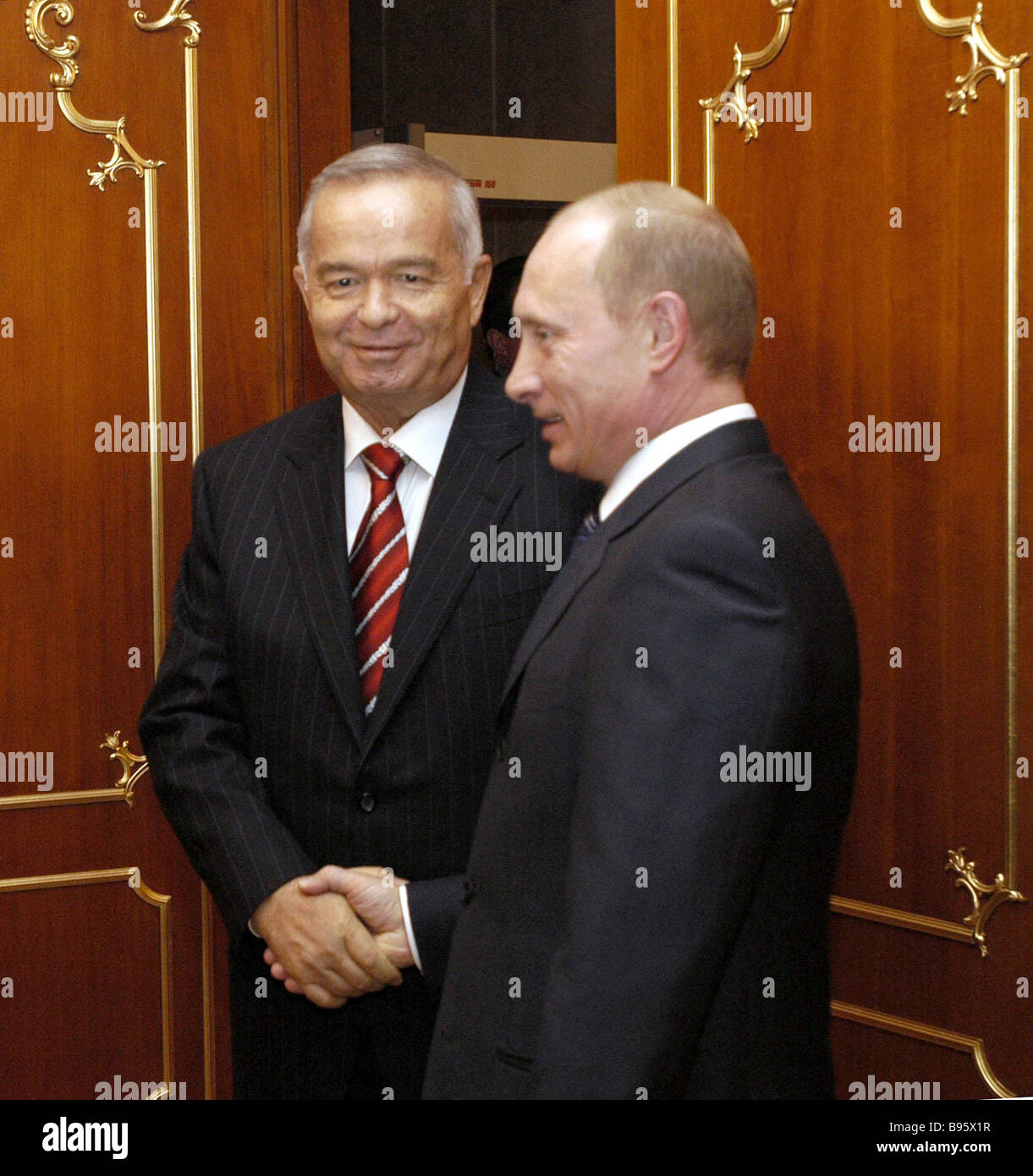 During His Official Visit To Tajikistan Russian President Vladimir
