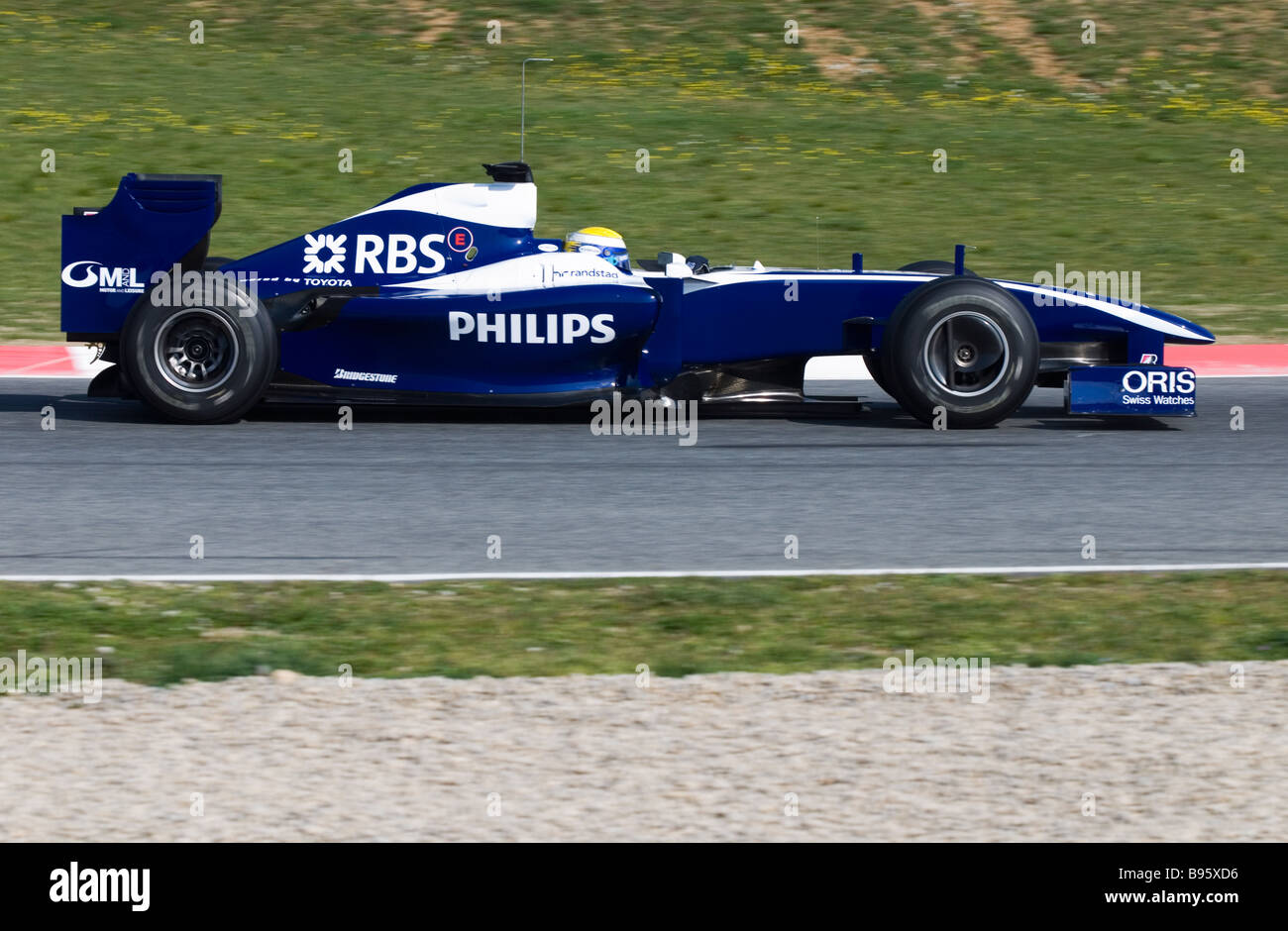 Nico Rosberg GER in the Williams FW31 racecar during Formula 1 testing ...