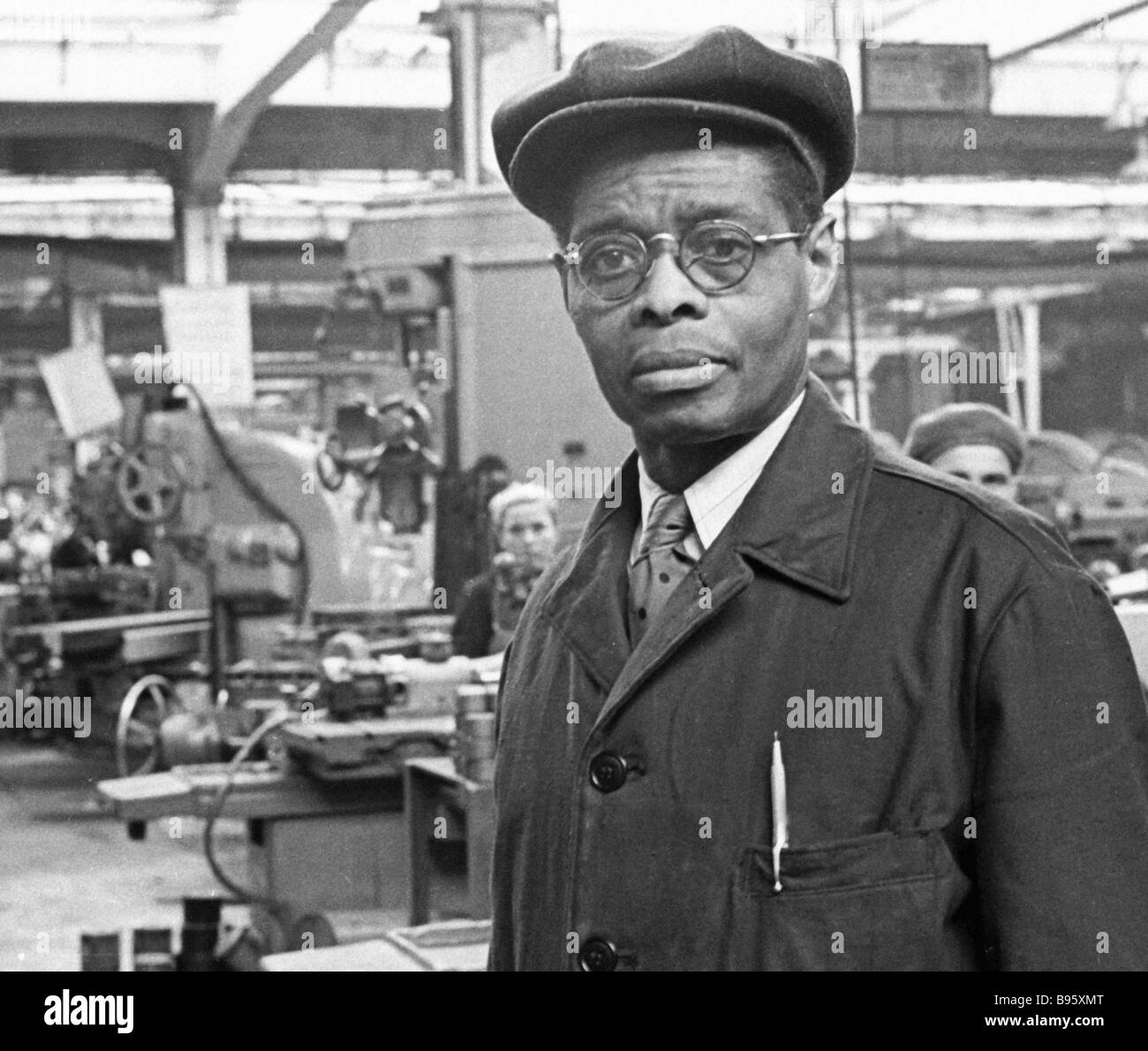 Engineer Robert Robinson of First State Bearing Plant Stock Photo - Alamy