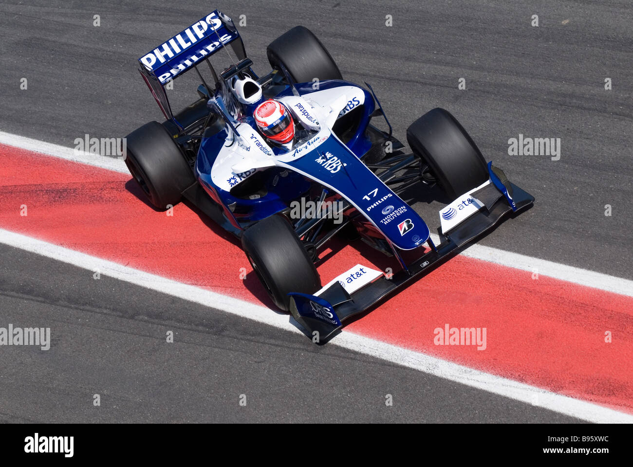 Kazuki Nakajima JPN in the Williams FW31 racecar during Formula 1 ...
