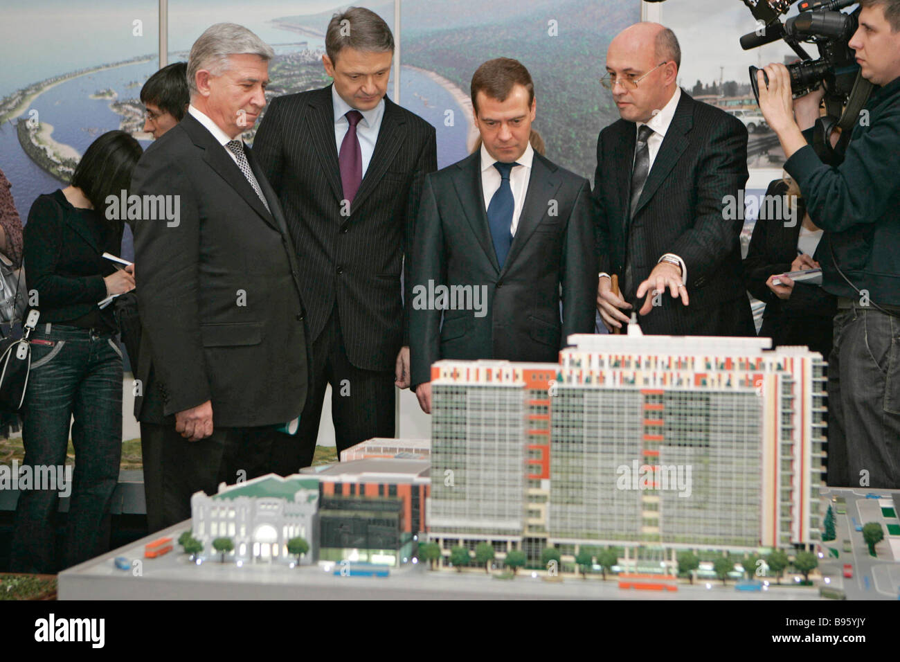 From left to right second and third Krasnodar Region Governor Alexander ...