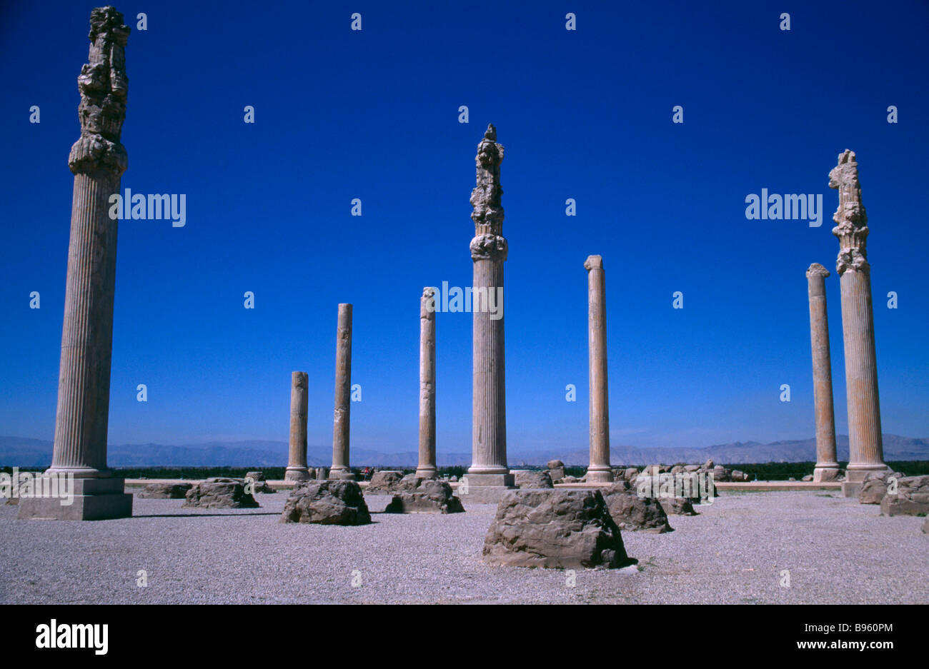 IRAN South Middle East Persepolis Fifth century BC Archaemenid palace ...