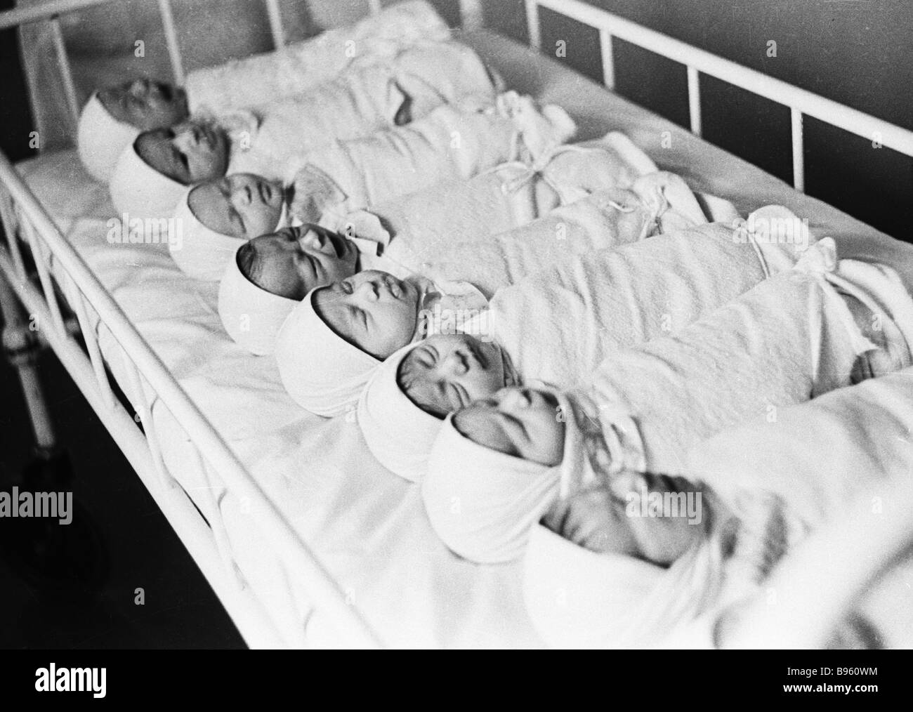 Newborn babies in one of Sumgait s maternity homes Stock Photo - Alamy