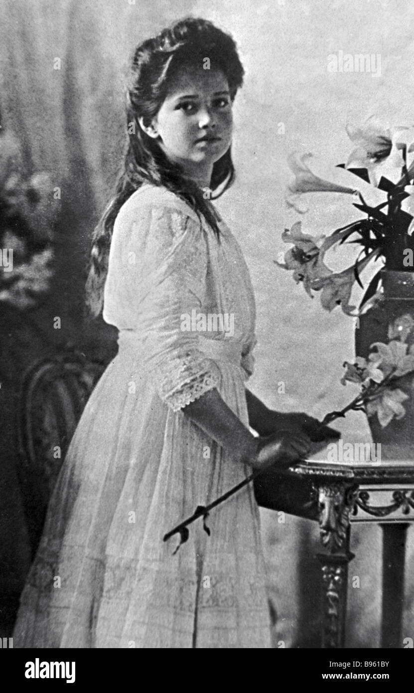 Nicholas II s daughter Olga Stock Photo - Alamy