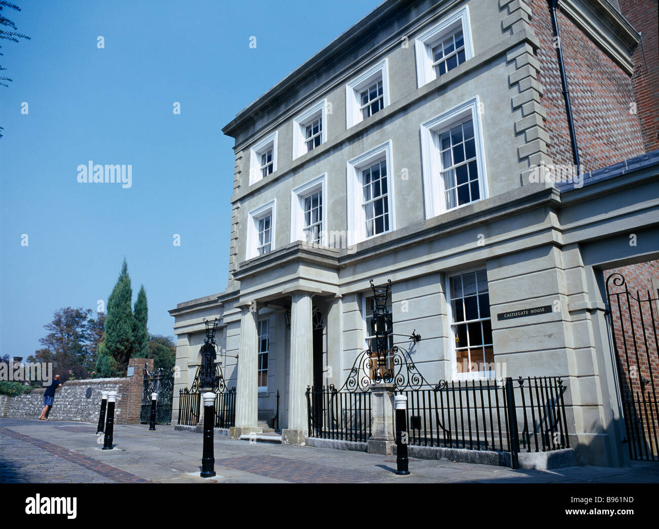 ENGLAND East Sussex Lewes Castlegate House exterior Stock Photo - Alamy