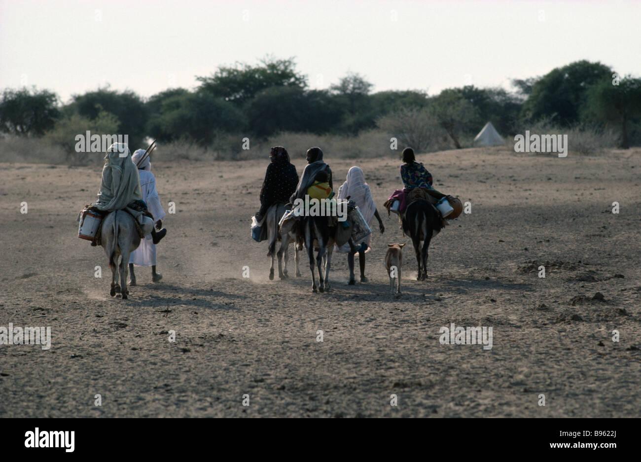 SUDAN Horn Of Africa Darfur Baggara Arabs from the Beni Halba tribe ...
