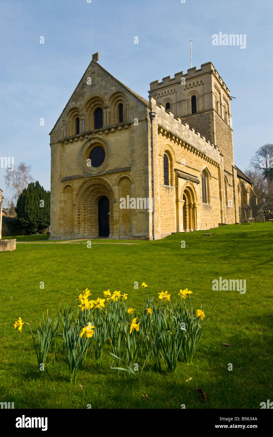 Iffley Village Church, Oxford, England Stock Photo - Alamy