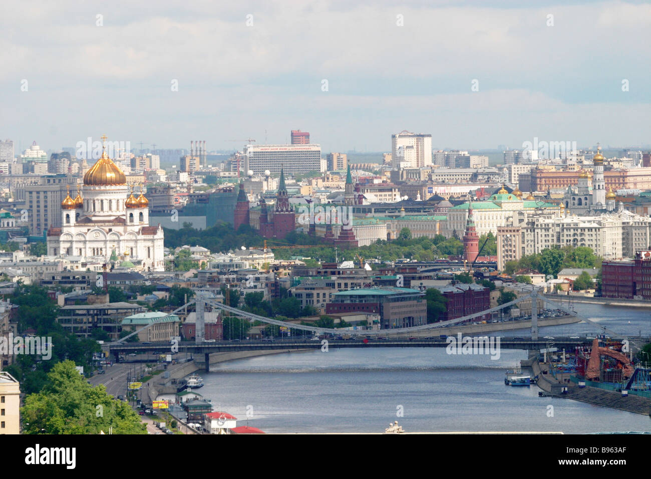 Bird s eye view of Moscow Stock Photo - Alamy