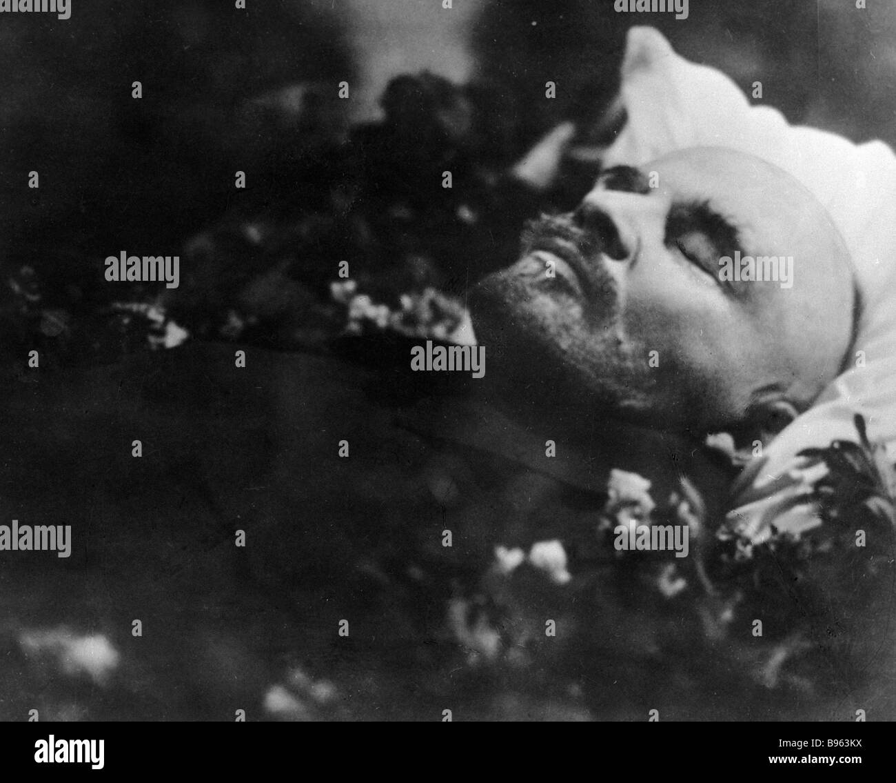 Vladimir Lenin in coffin Stock Photo - Alamy