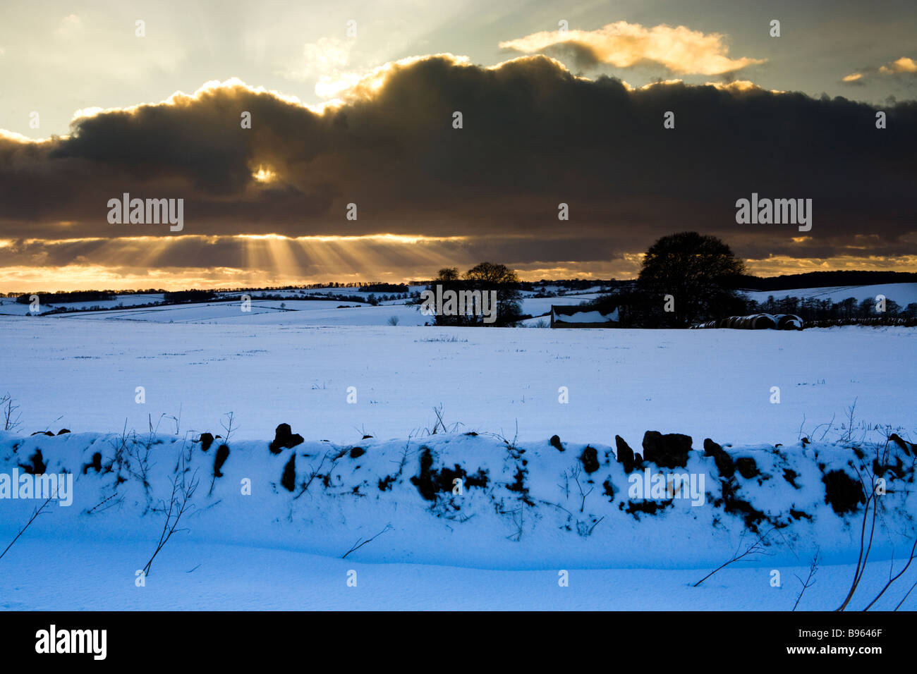 Cotswolds england sunset scenic hi-res stock photography and images - Alamy