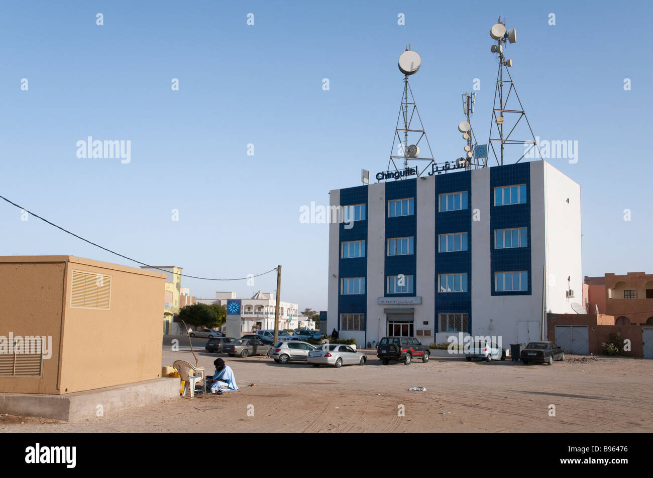 West Africa Mauritania Nouakchott City Centre Chinguitel building Stock ...