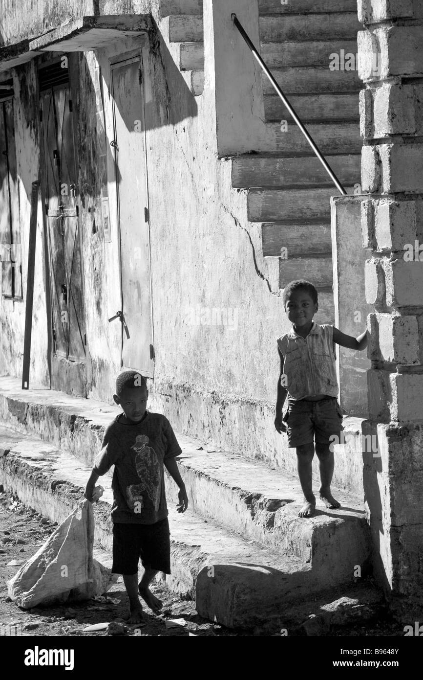 Comoros, Anjouan, Mutsamudu, local children Stock Photo - Alamy