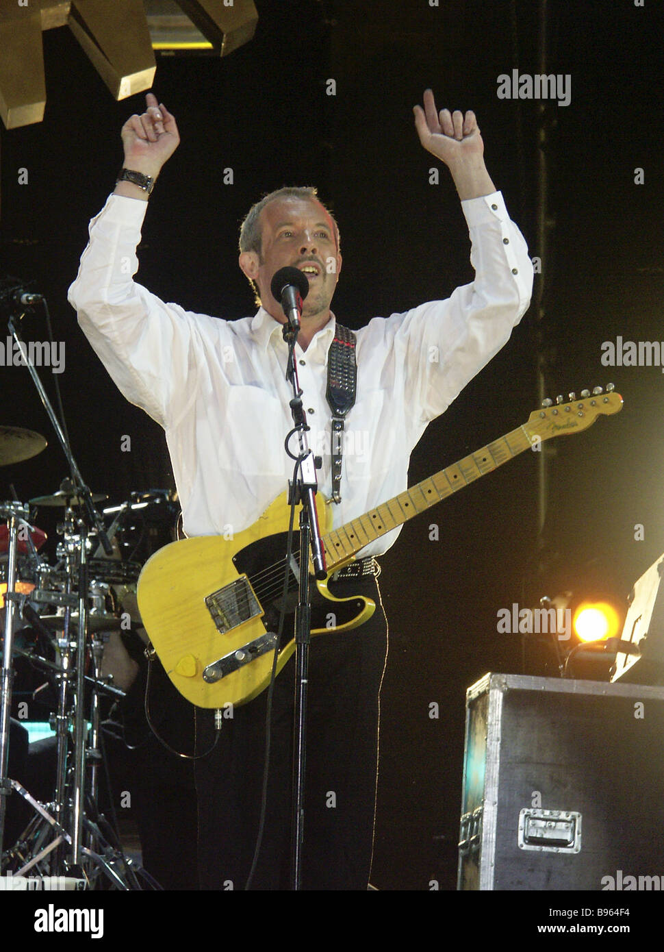 Andrei Makarevich Time Machine group leader during its Red Square ...