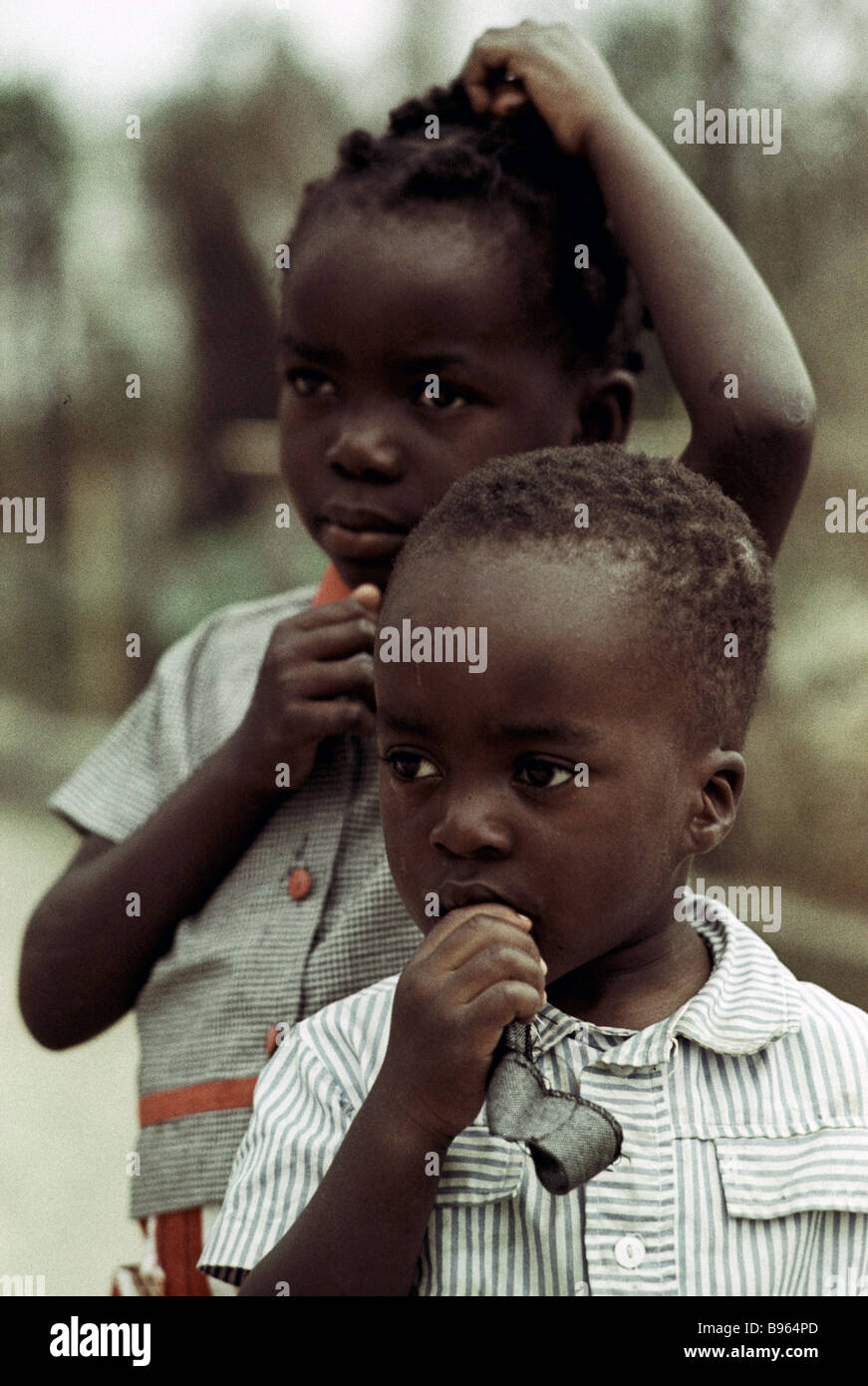Young Congo residents Stock Photo - Alamy