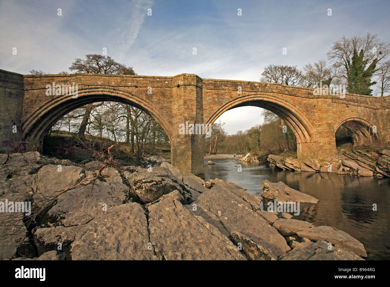 Devils Bridge Kirkby Lonsdale Cumbria England UK United Kingdom EU ...