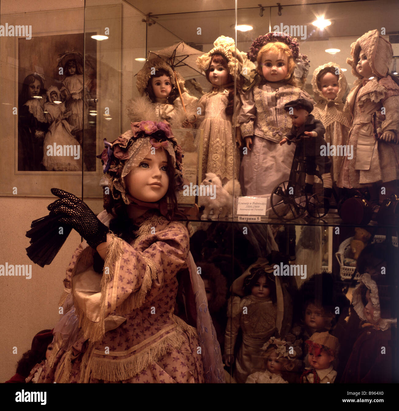 Unique Dolls Museum exhibits with the collection s first interior doll ...