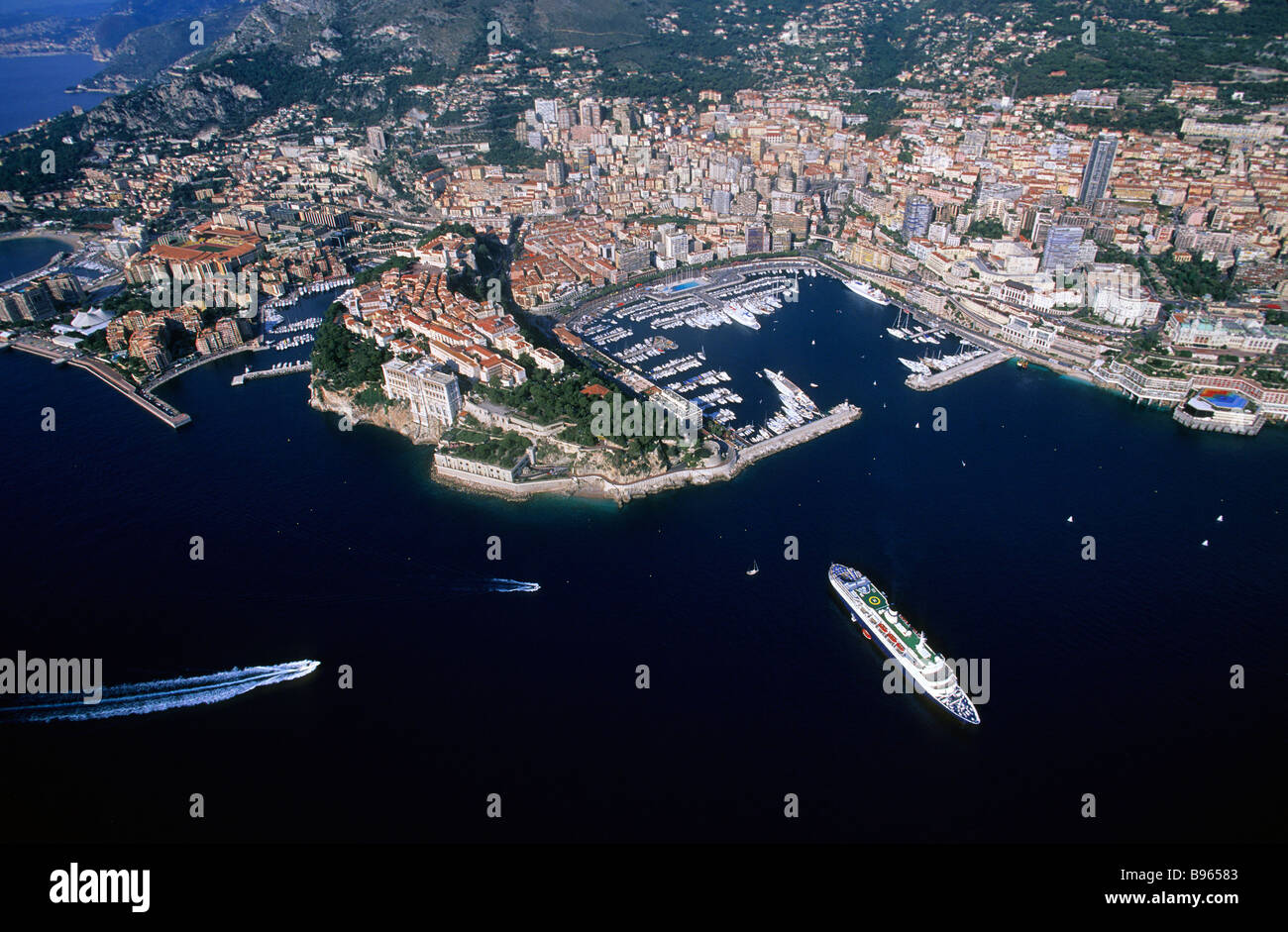 Principality of Monaco, Monaco (aerial view Stock Photo - Alamy